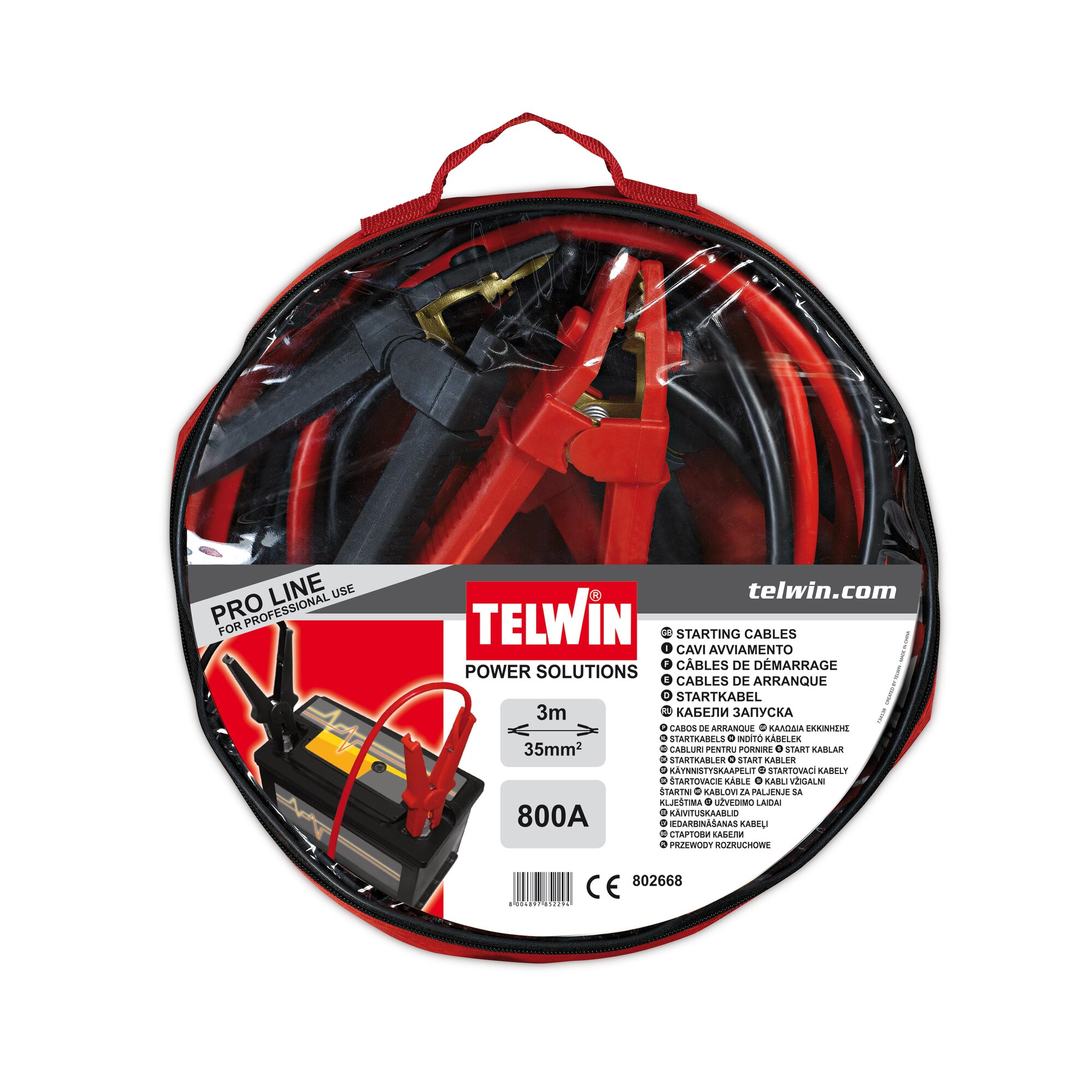 BOOSTER CABLE 3M 800A - PRO LINE | Telwin