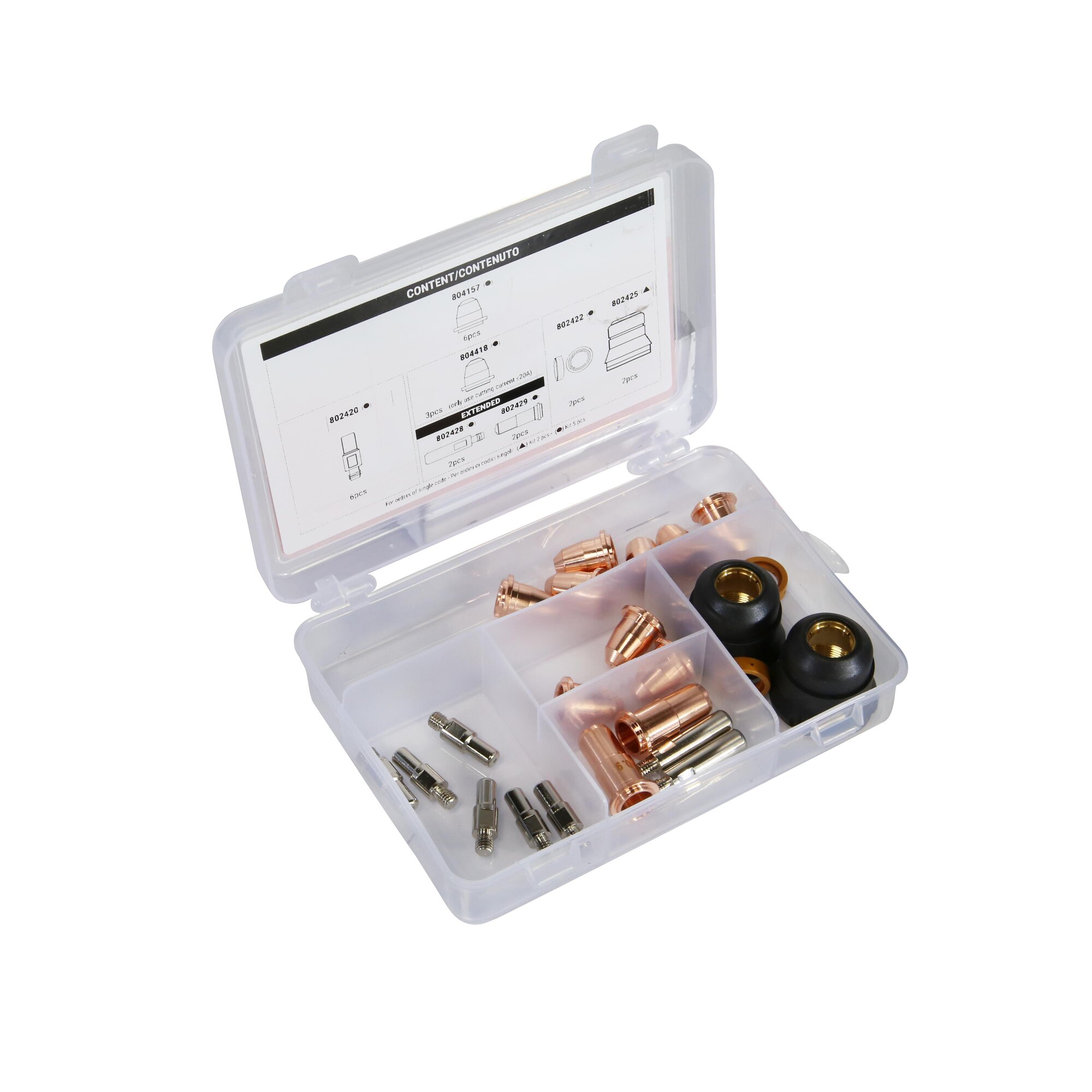 CONSUMABLES BOX FOR PH PERFORMANCE TORCH | Telwin