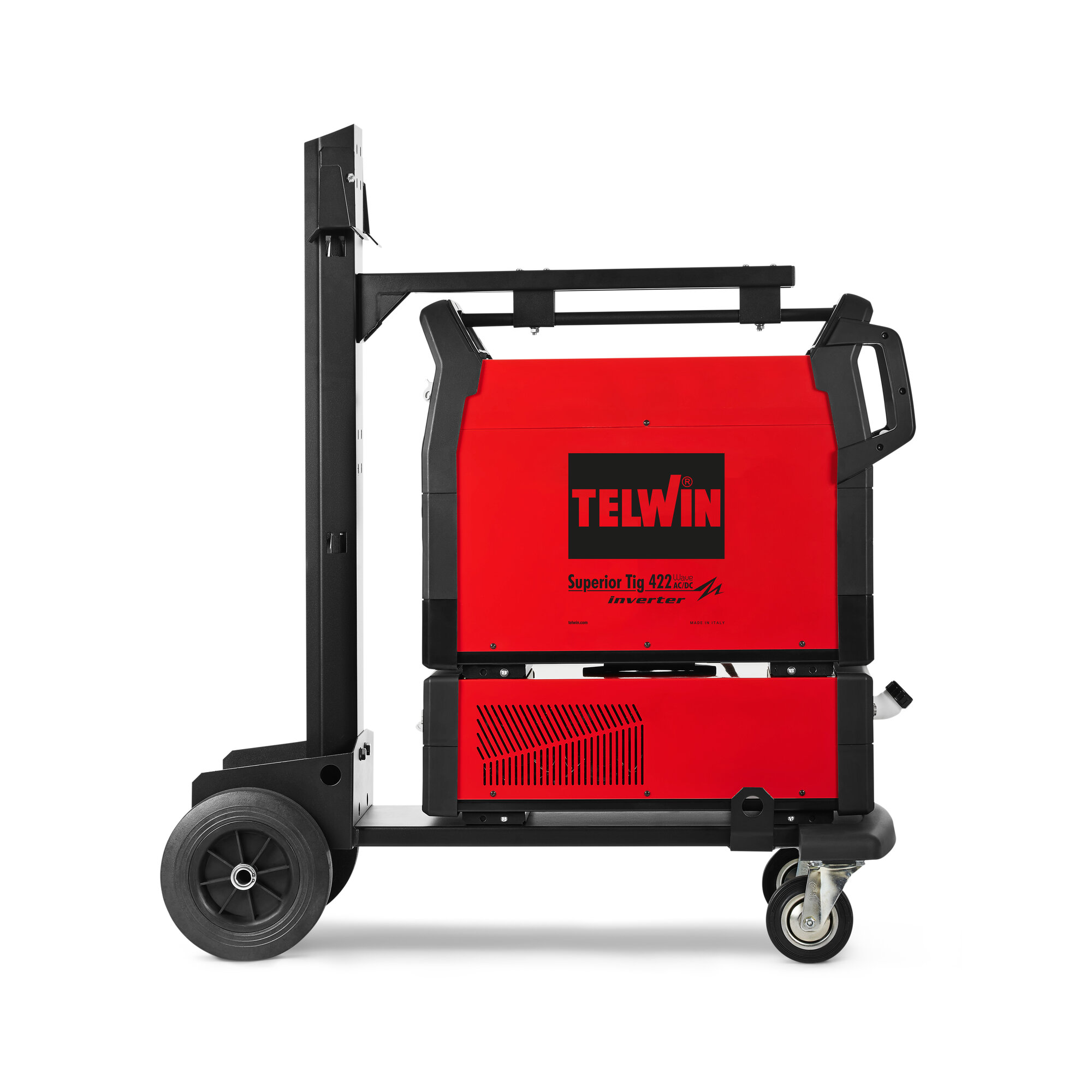 SUPERIOR TIG 422 WAVE AC/DC AQUA + TROLLEY | Telwin