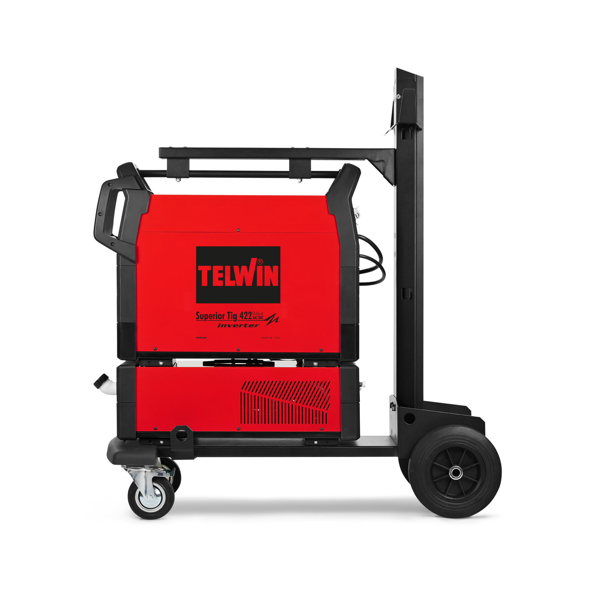 SUPERIOR TIG 422 WAVE AC/DC AQUA + TROLLEY | Telwin
